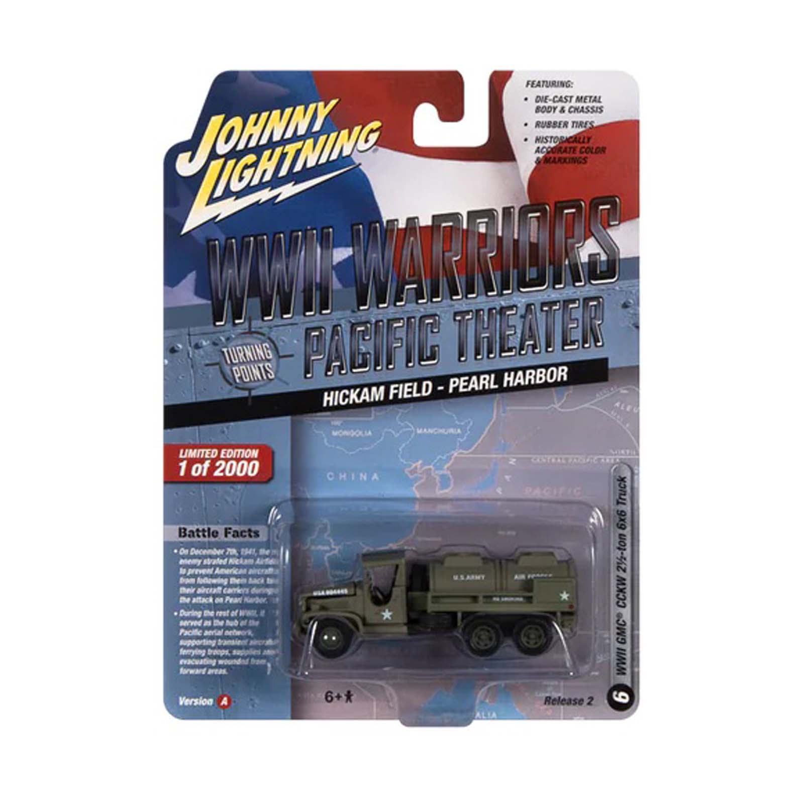 Mô Hình 1/64 Johnny Lightning 1:64 Military 2022- GMC CCKW 6×6 Tanker ...