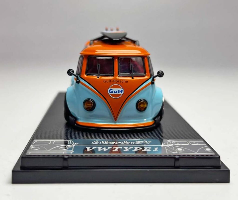 Mô Hình 1/64 Liberty64 1:64 Diecast Model VW T1 Kombi - Gulf Van Camper ...