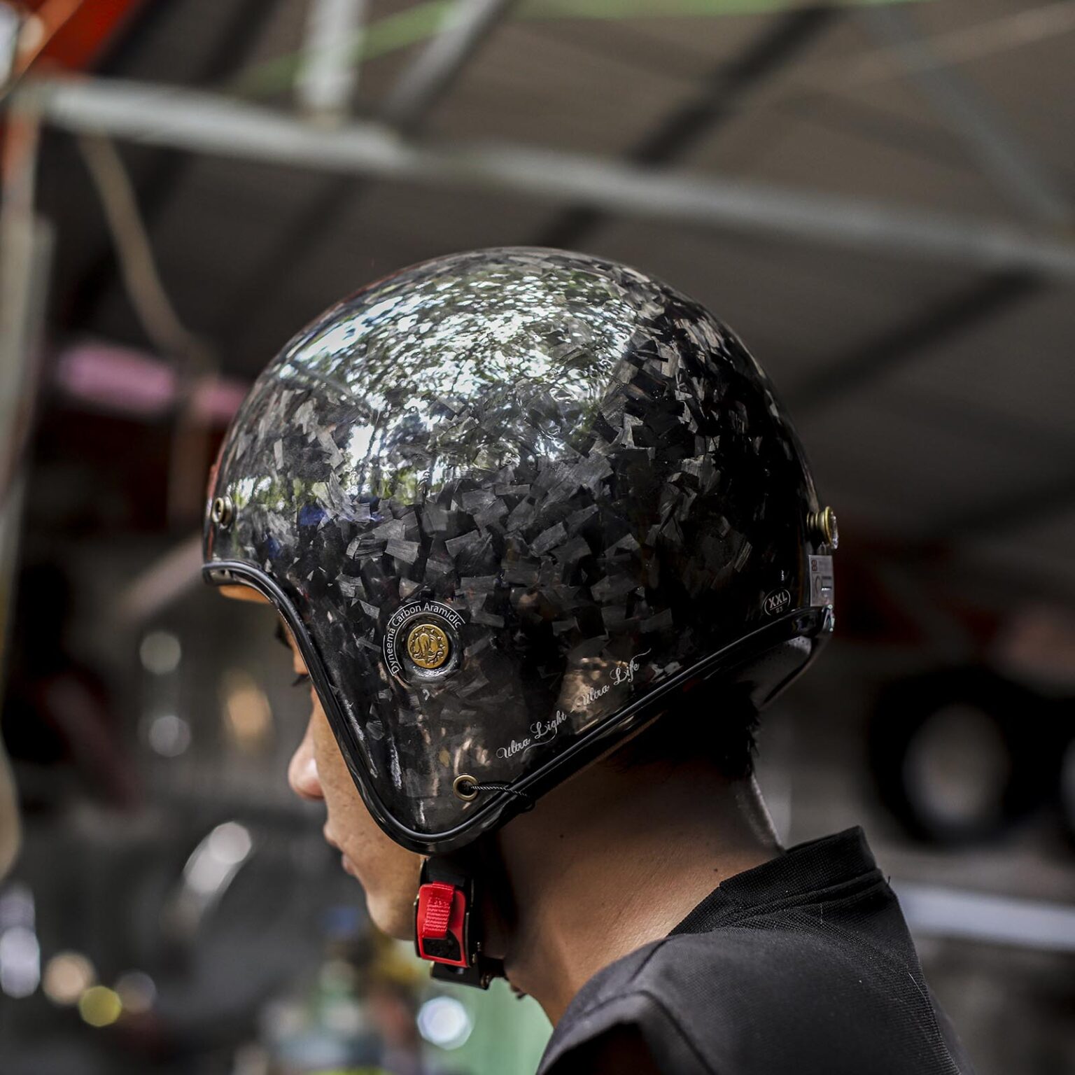 Nón Bảo Hiểm Bulldog Heli Carbon | District M