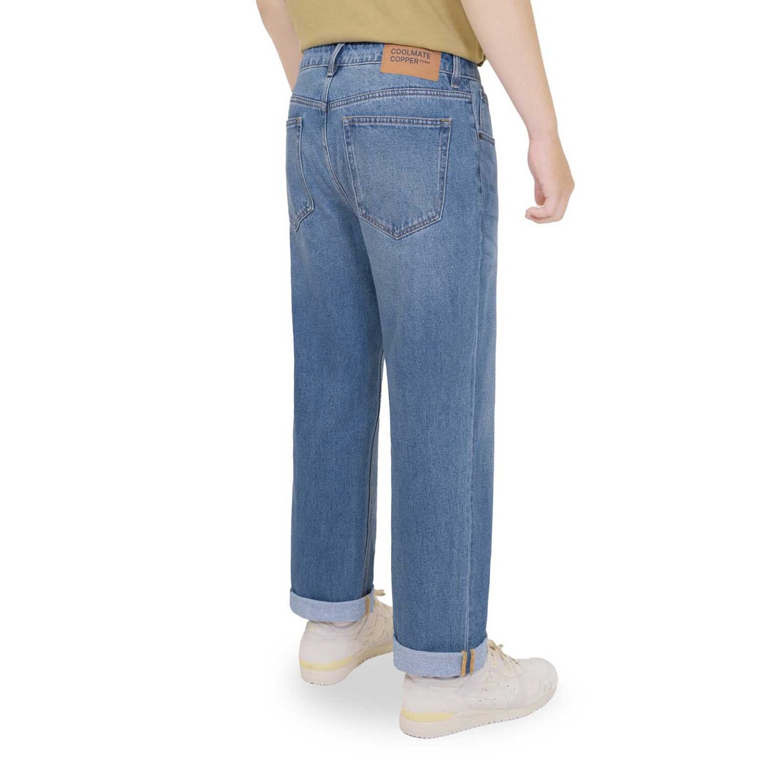 Coolmate X Copper Denim Straight - Light Blue | District M